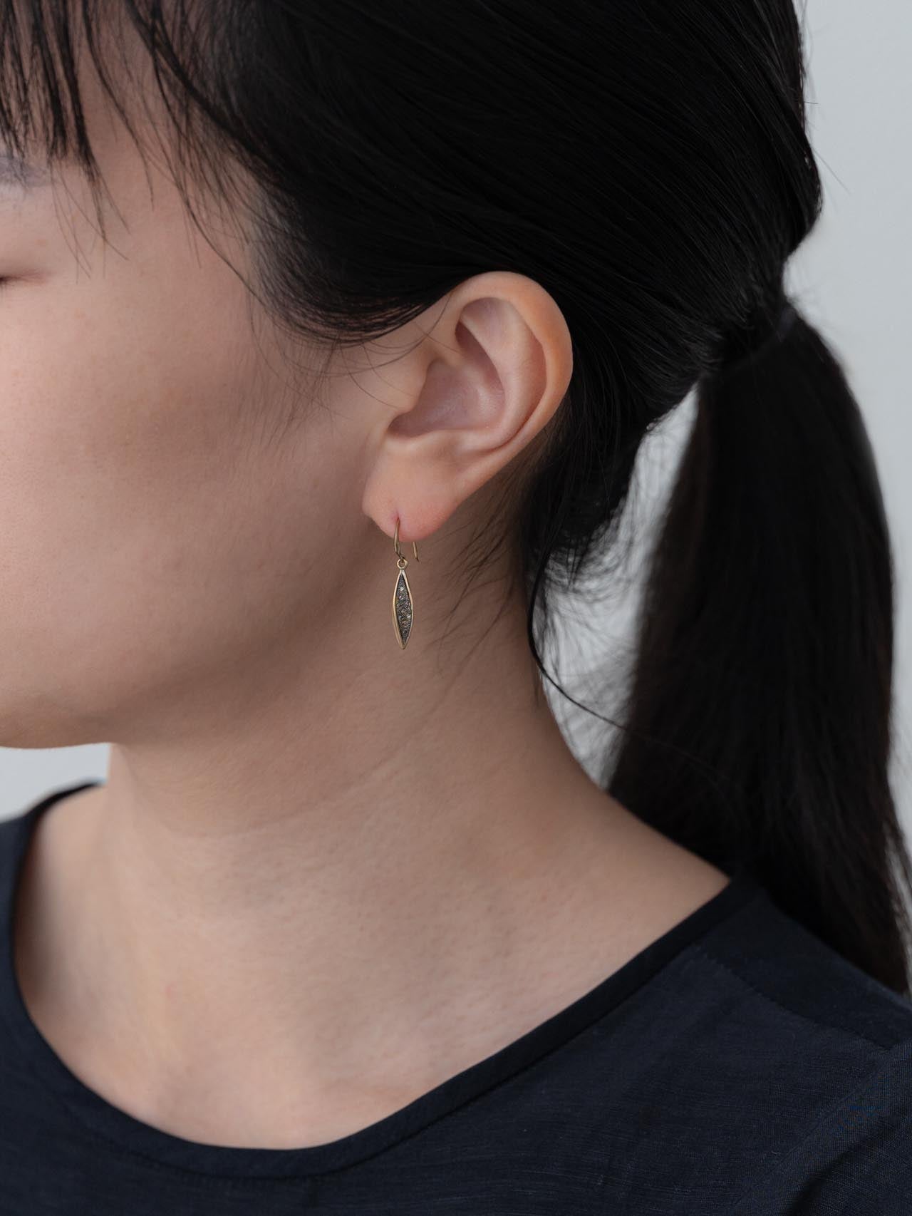 Nude diamond carving hook pierce _ 24AWP03 / 現品 – MEDERU