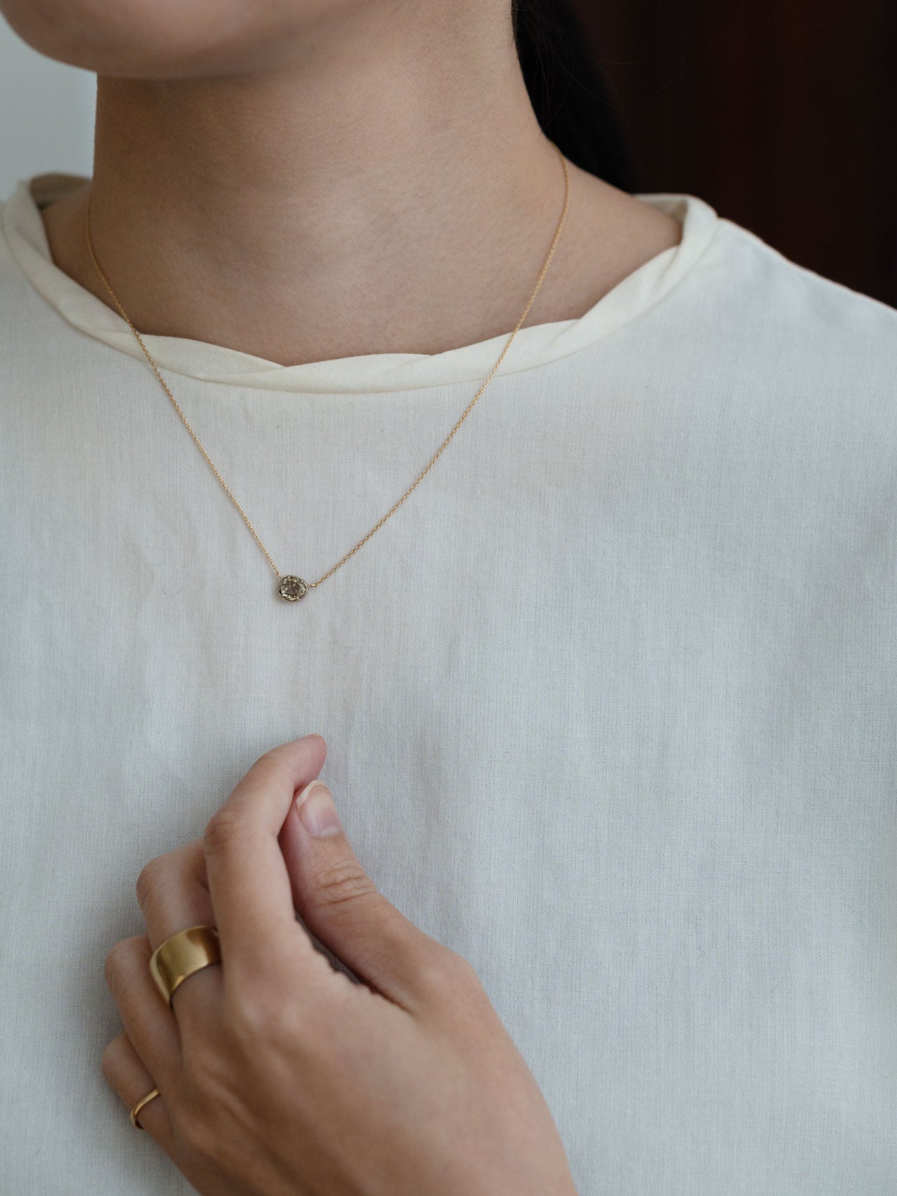 Diamond necklace _ LABO 22AWN02 – MEDERU
